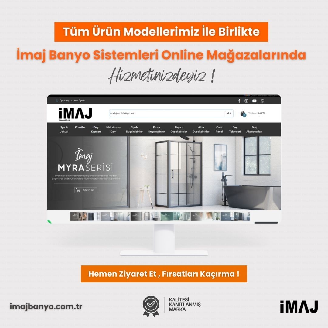 Methis İki Duvar Arası Duşakabin - İmaj Banyo Sistemleri